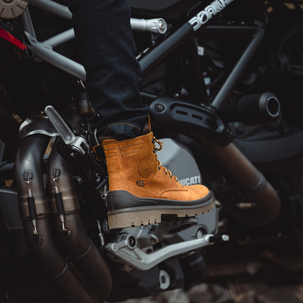 Botas Falco De Cuero Viky Marron - Mercleta